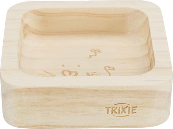 TRIXIE Bol en bois foar rabbit / rodent 60ml/8x8cm | Fera.fr
