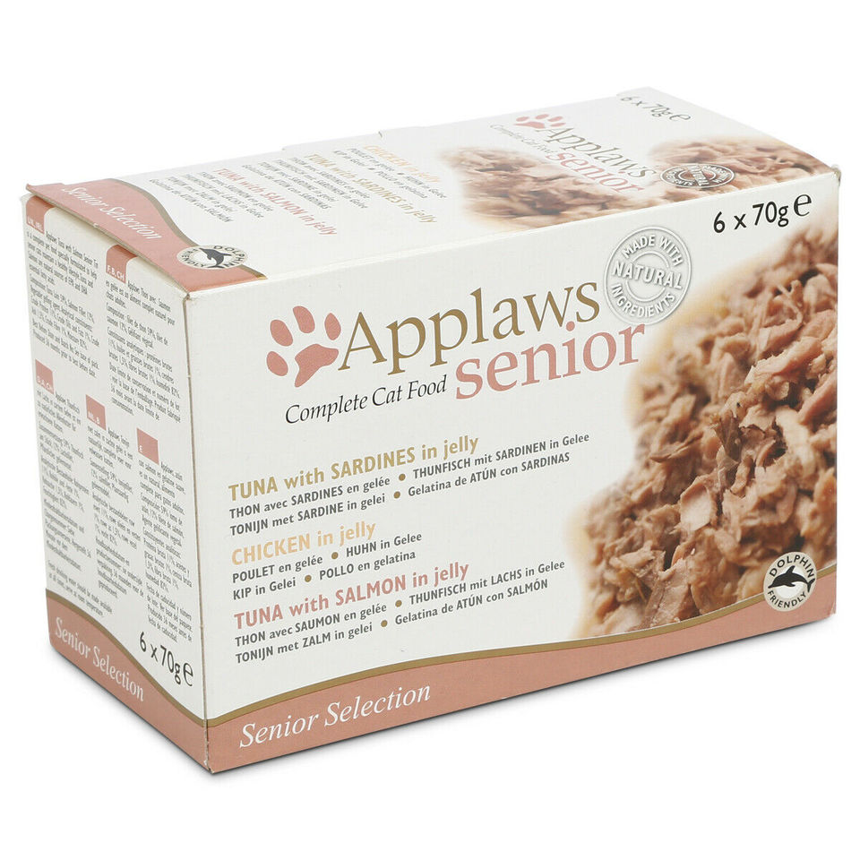 APPLAWS Cat Tin Multipack Senior Selection 4x(6x70g) | Fera.fr