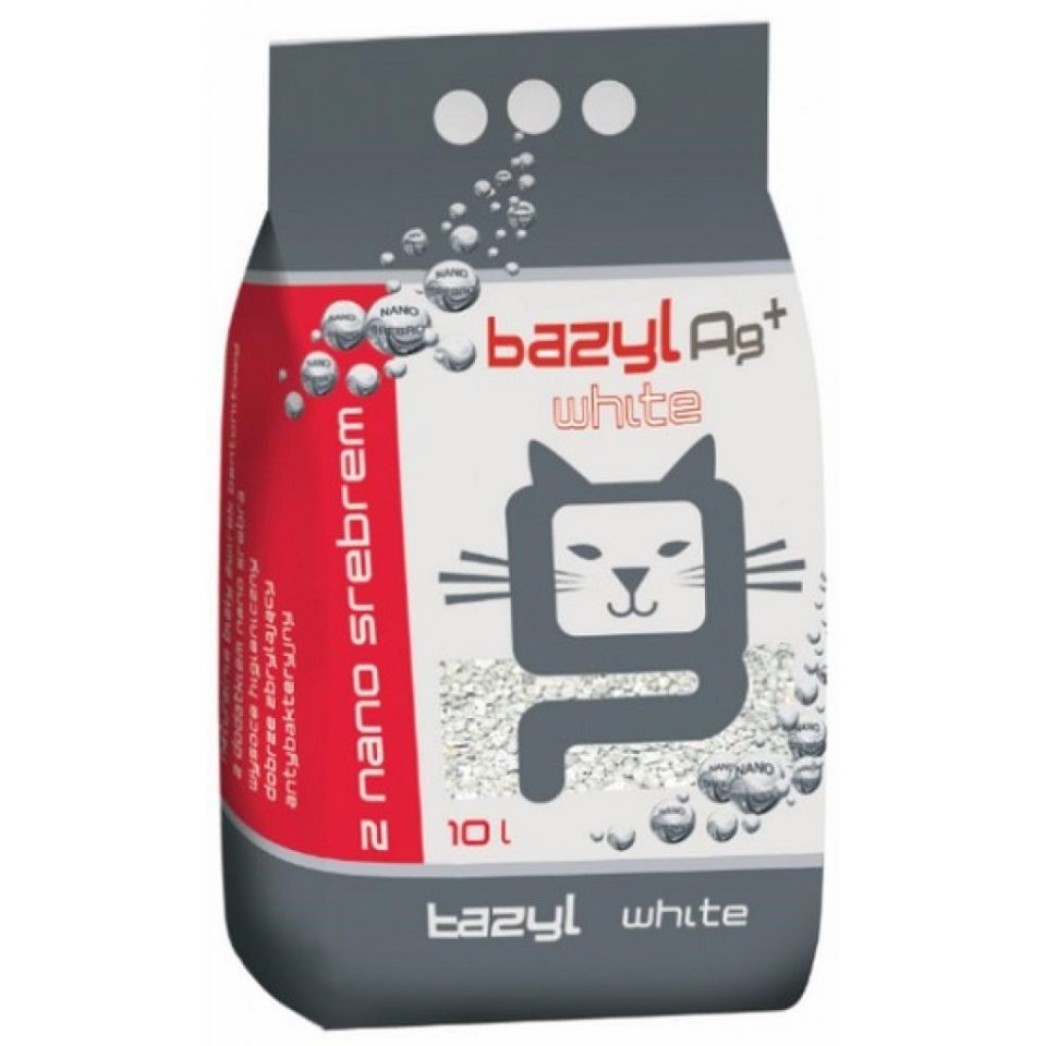 BAZYL Ag+ Compact White 20 L litière pour chats contenant du nano-argent | Fera.fr