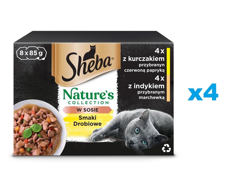SHEBA Nature's Collection Saveurs de volaille en sauce avec poulet et ...