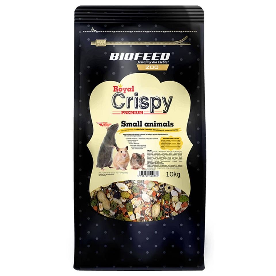 BIOFEED Royal Crispy Aliment de qualité supérieure pour petits rongeurs ...