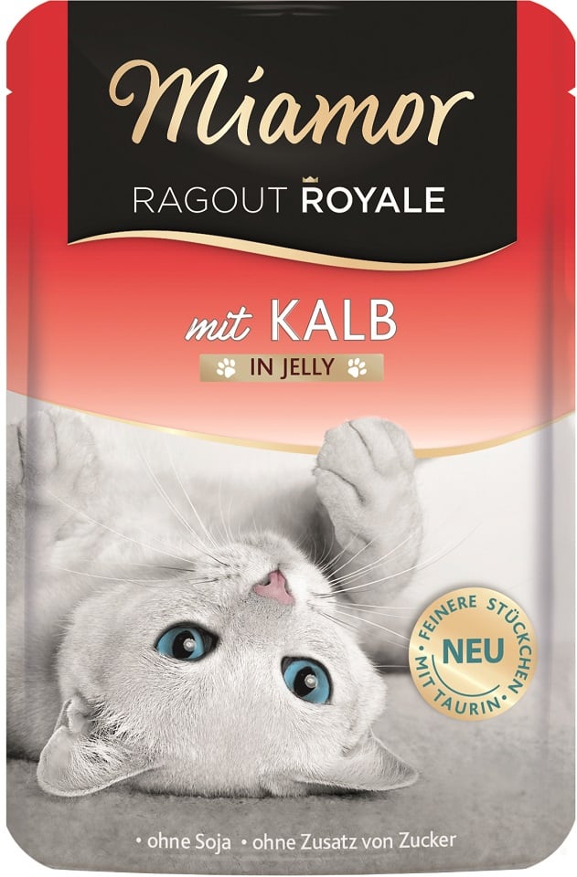 MIAMOR Ragout Royale in Jelly Veal sachet de gelée de veau pour chats ...