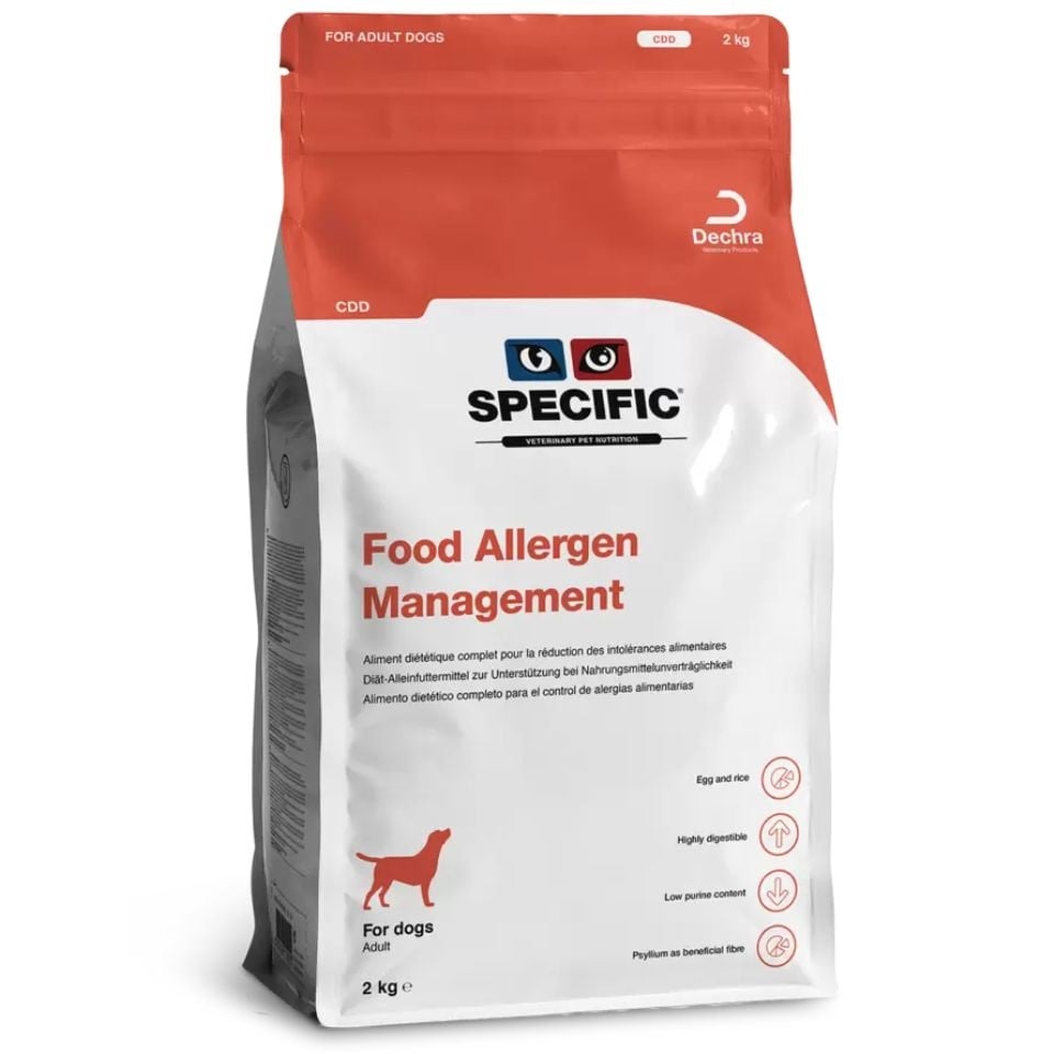 SPECIFIC Dog CDD Food Allergen Management 2 kg aliments pour chiens ...