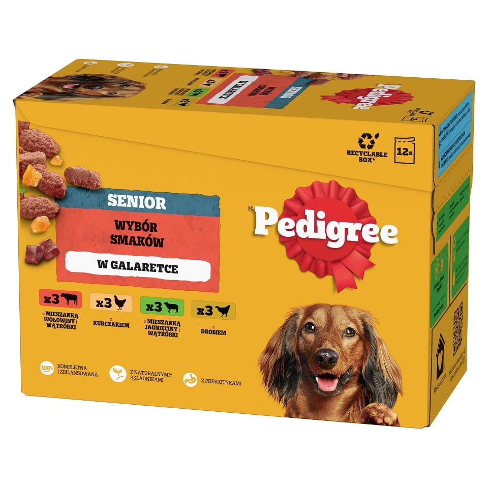PEDIGREE Senior Choix des saveurs sachets 12x100 g nourriture humide ...