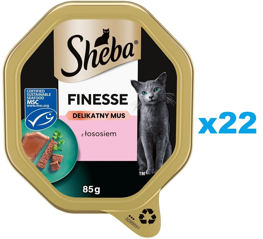 SHEBA Finesse barquette Nourriture complète humide pour chats adultes ...