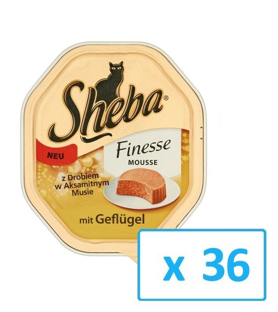 SHEBA Volaille en mousse veloutée 85g x36 | Fera.fr