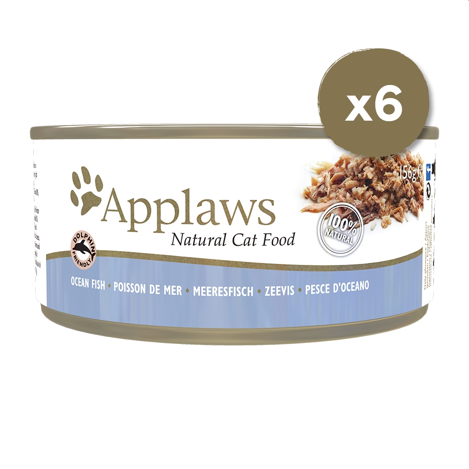 APPLAWS Cat Tin Ocean Fish 6 x 156 g | Fera.fr